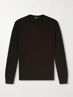 Zegna Fine Knit Sweaters For Men
