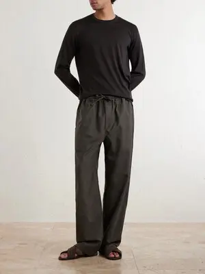 Zegna Cashmere And Silk-blend Sweater - Brown