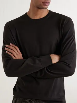 Zegna Cashmere And Silk-blend Sweater - Brown