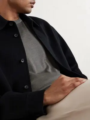 Zegna Cashmere And Silk-blend Sweater - Brown