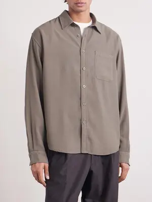 Nn07 Deon 5027 Lenzing™ Ecovero™-blend Shirt - Green