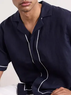 Orlebar Brown Maitan Linen Shirt