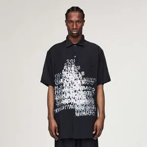 Adidas Y-3 Placed Graphic Short Sleeve Long Shirt