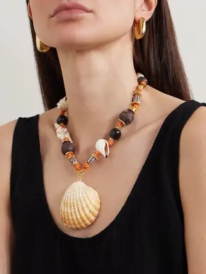 Tohum Design Samsara Gold-plated Necklace - Multi