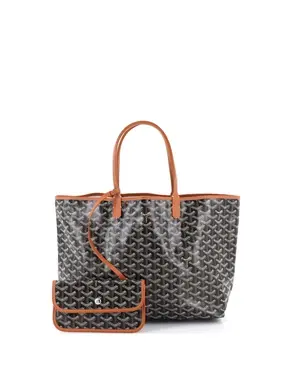 Goyard Saint Louis Pm Tote Coated Canvas - Brown