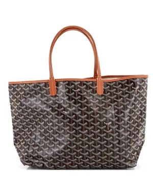 Goyard Saint Louis Pm Tote Coated Canvas - Brown