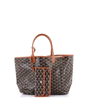 Goyard Saint Louis Pm Tote Coated Canvas - Brown