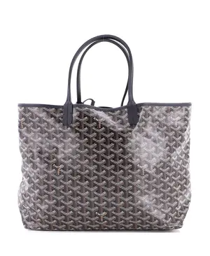 Goyard Saint Louis Pm Tote Coated Canvas - Black