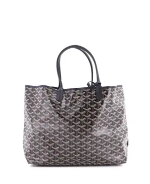 Goyard Saint Louis Pm Tote Coated Canvas - Black