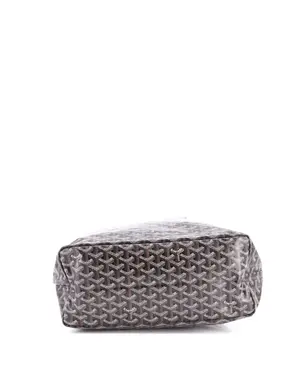 Goyard Saint Louis Pm Tote Coated Canvas - Black