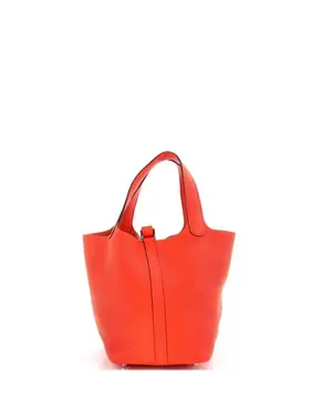 Hermès Pm Picotin Lock Bag Clemence - Orange