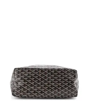 Goyard Saint Louis Pm Tote Coated Canvas - Black