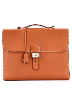 Hermès Sac A Depeches Light 1-37 Briefcase