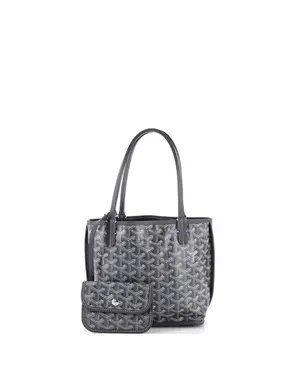 Goyard Anjou Reversible Tote Coated Canvas - Gray