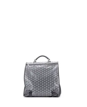 Goyard Saint Leger Briefcase Backpack Coated Canvas