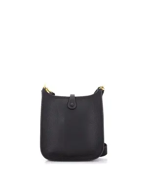 Hermès Tpm Evelyne Bag Gen Iii Clemence - Black