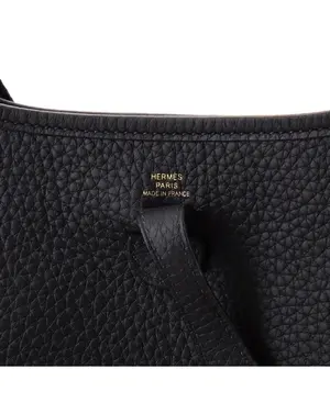 Hermès Tpm Evelyne Bag Gen Iii Clemence - Black