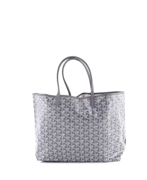 Goyard Pm Saint Louis Tote Coated Canvas - Gray