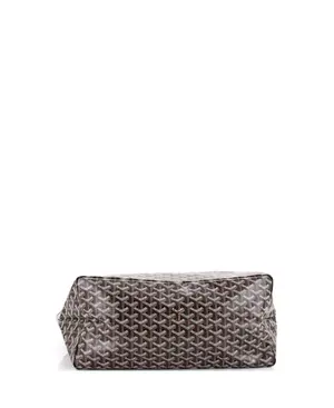 Goyard Gm Saint Louis Tote Coated Canvas - Black