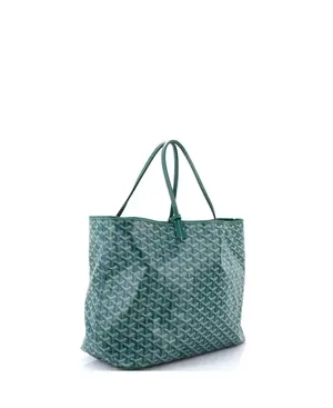 Goyard Gm Saint Louis Tote Coated Canvas - Green