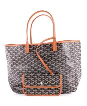 Goyard Saint Louis Pm Tote Coated Canvas - Brown