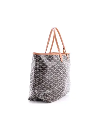 Goyard Saint Louis Pm Tote Coated Canvas - Brown
