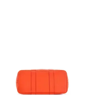 Hermès 30 Garden Party Tote Toile And Leather - Orange