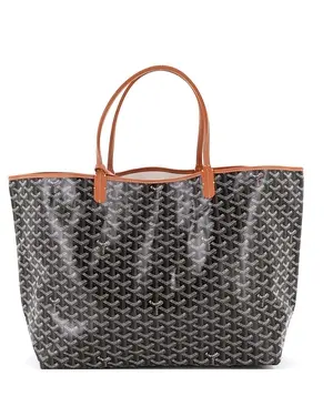 Goyard Gm Saint Louis Tote Coated Canvas - Brown