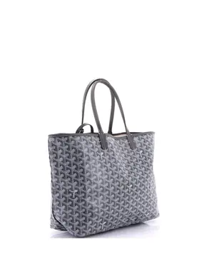 Goyard Pm Saint Louis Tote Coated Canvas - Gray