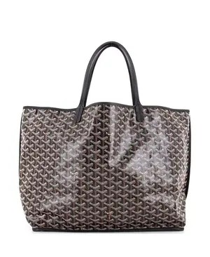 Goyard Gm Anjou Reversible Tote Coated Canvas - Black