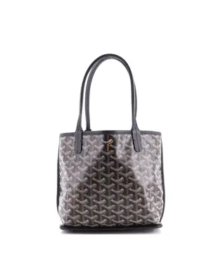 Goyard Anjou Reversible Tote Coated Canvas - Black