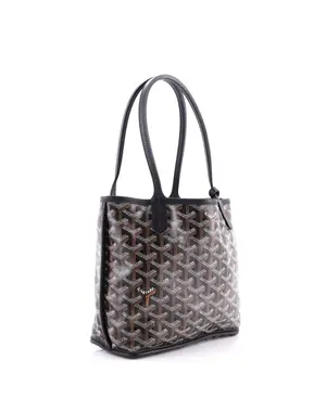 Goyard Anjou Reversible Tote Coated Canvas - Black
