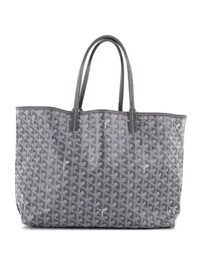 Goyard Saint Louis Pm Tote Coated Canvas - Gray