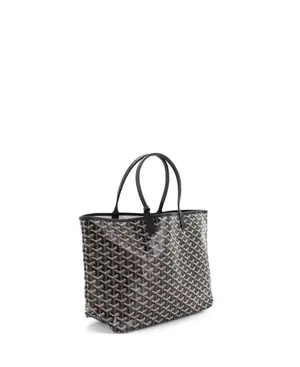 Goyard Pm Saint Louis Tote Coated Canvas - Black