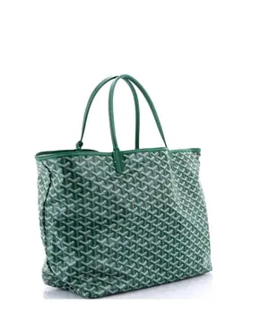 Goyard Gm Saint Louis Tote Coated Canvas - Green