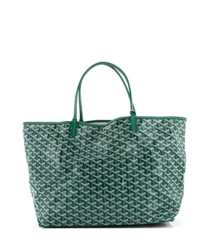 Goyard Gm Saint Louis Tote Coated Canvas - Green