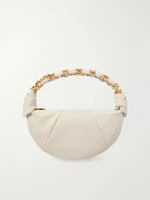 Saint Laurent Amalia Mini Shoulder Bag - Neutrals