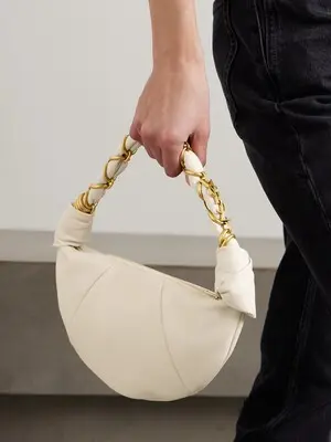 Saint Laurent Amalia Mini Shoulder Bag - Neutrals