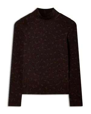 Whistles Fitted Jersey Top