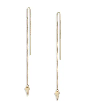 ALLSAINTS Laio Spike Threader Earrings - Gold