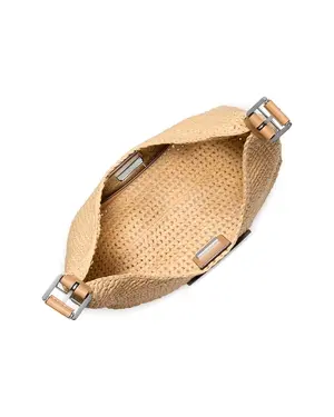 Michael Kors Nolita Small Raffia Hobo Bag