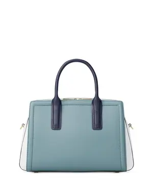 Michael Kors Laila Medium Leather Satchel - Chambray