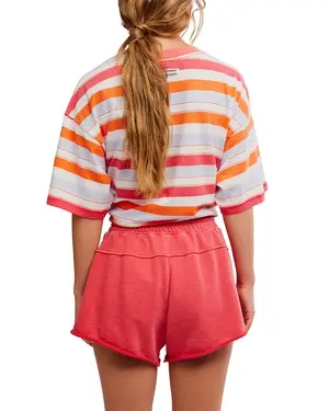 Free People Knockout Shorts - Grapefruit
