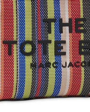 Marc Jacobs The Small Stripe Mesh Tote Bag - Red/multi