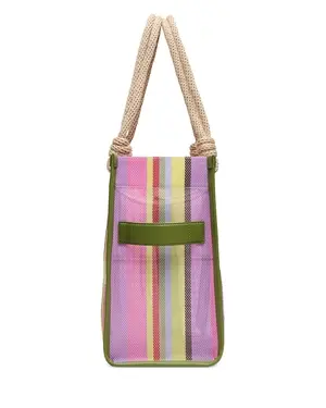 Marc Jacobs Large Stripe Mesh Tote Bag