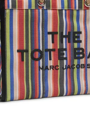 Marc Jacobs The Large Stripe Mesh Tote Bag - Red/multi