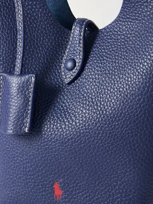 Polo Ralph Lauren Polo Play Small Textured-leather Tote