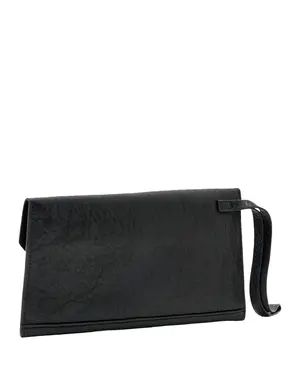 ALLSAINTS Ursa Leather Pouch - Black