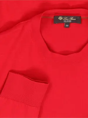 Loro Piana Ice Wish Sweater - Red