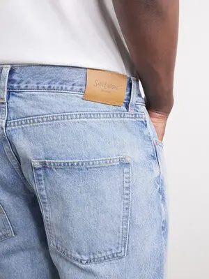 Saint Laurent Straight-leg Organic Cotton Denim Jeans